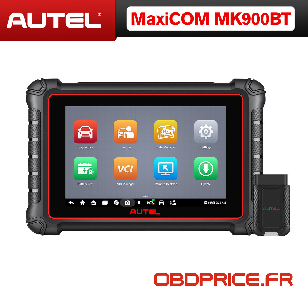 【2024 Nouvelle】Autel Maxicom MK900BT OBDII Scanner de Diagnostic丨Andro ...