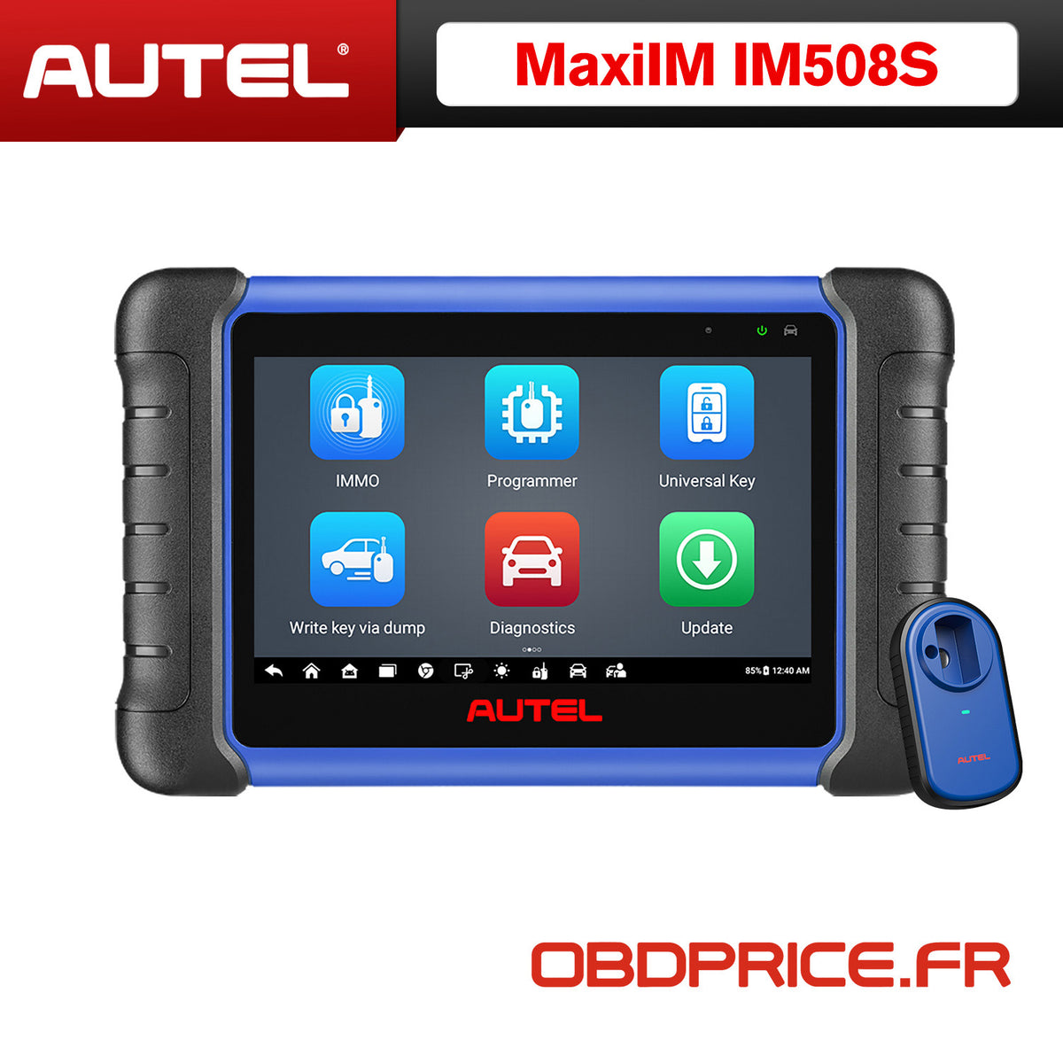 Autel MaxiIM IM508S Key Programmer with XP200 and All system diagnostic ...