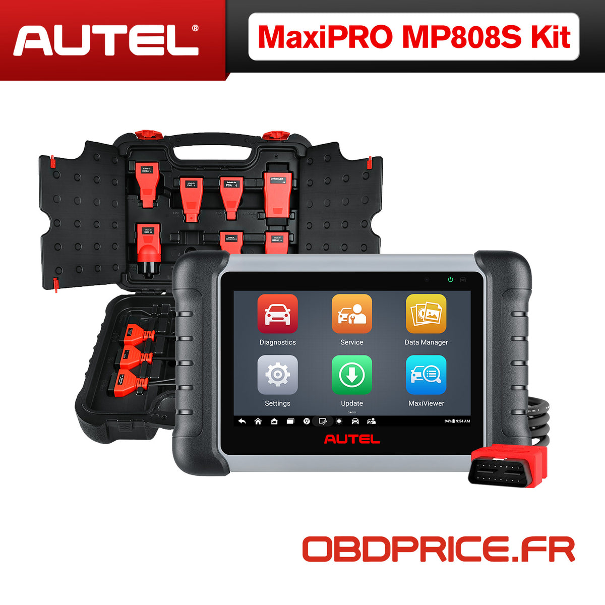 Autel MaxiPro MP808S Kit All System OBD2 Diagnostics Tool— obdprice.eu